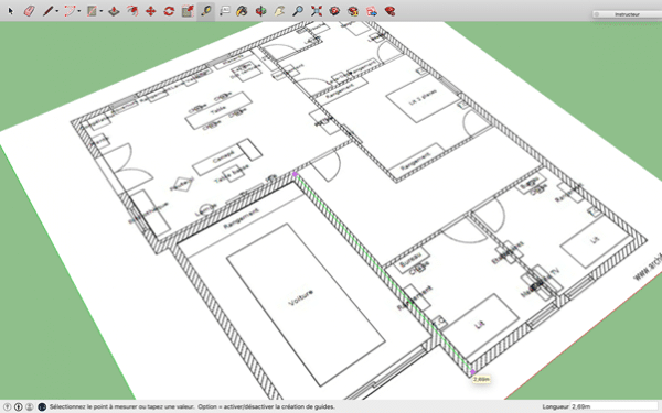 SketchUp Pro : Modéliser en 3D d'une image 2D | Elmtec